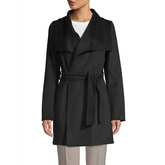 T Tahari | Jackets & Coats | New T Tahari Women Ella Lightweight Wool Wrap Trench Coat Jacket In ...